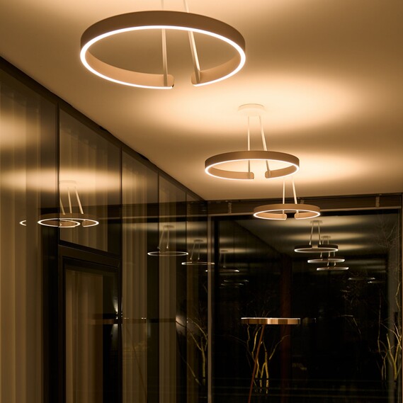 Mito aura alta | Ceiling luminaire 60 cm | Occhio